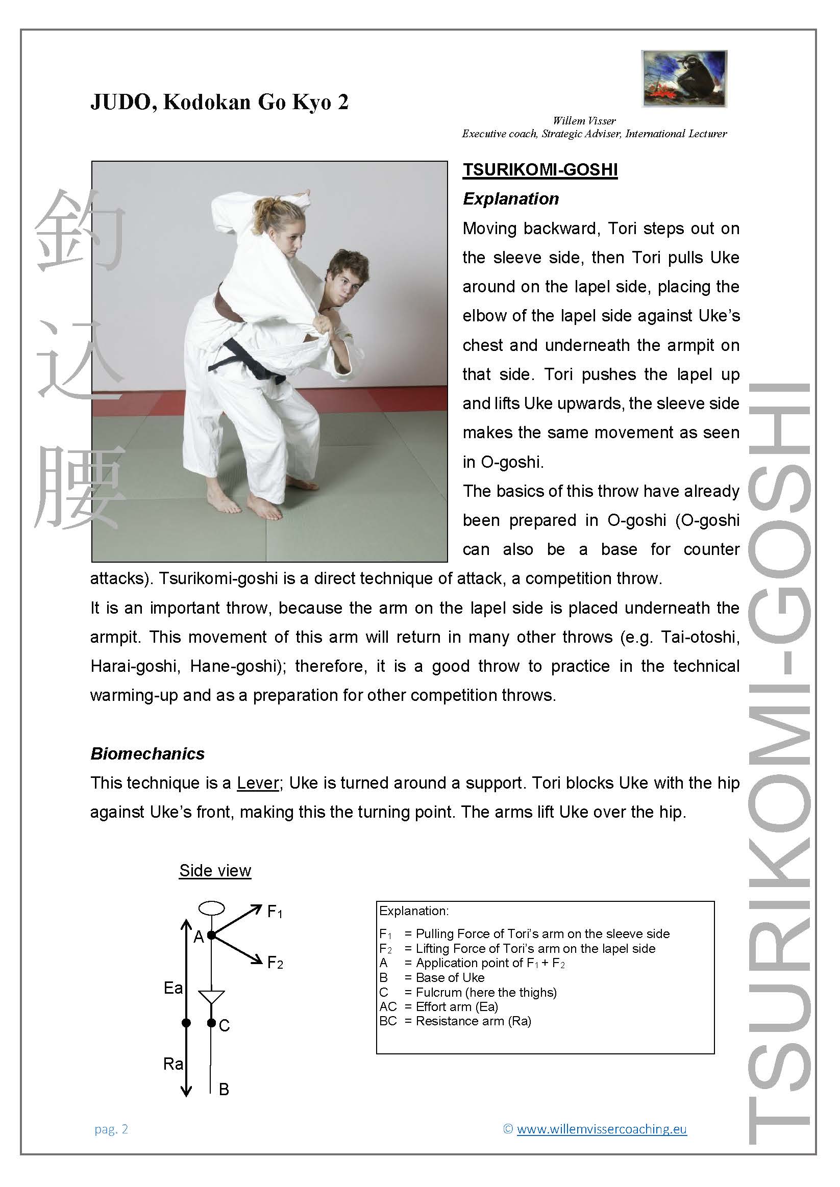 JUDO, Kodokan Go Kyo: KOSHI GURUMA & TSURIKOMI GOSHI - Judo Management